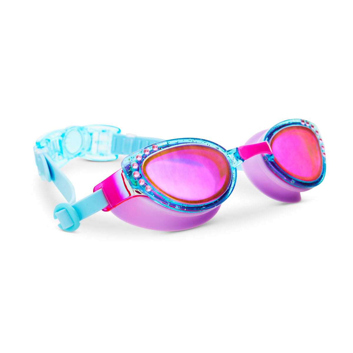 Miss Lux in Sapphire Girl Kids' Swim Goggles – Bling2o