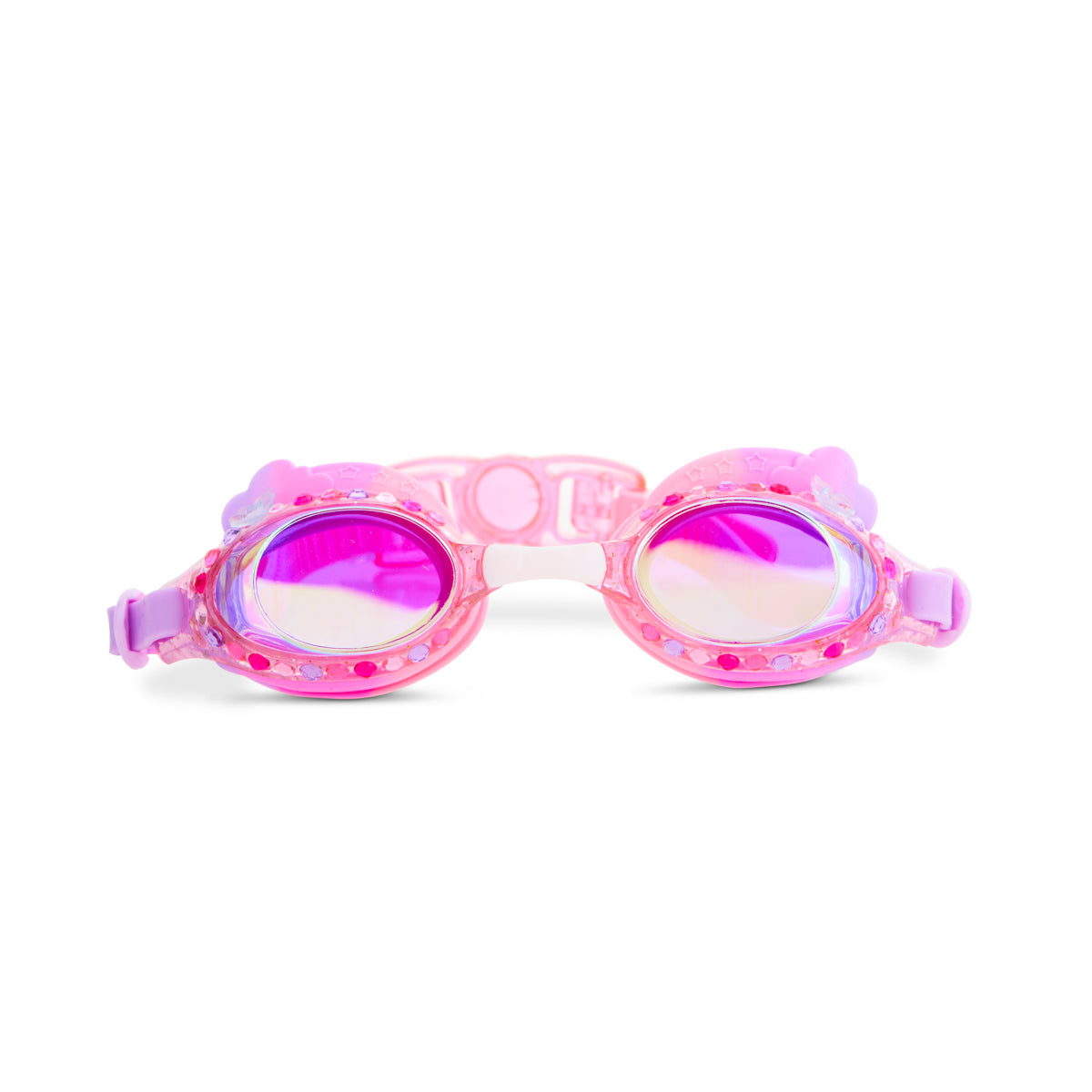 Floating Fuchsia Rainbow Girl Kids' Swim Goggles – Bling2o