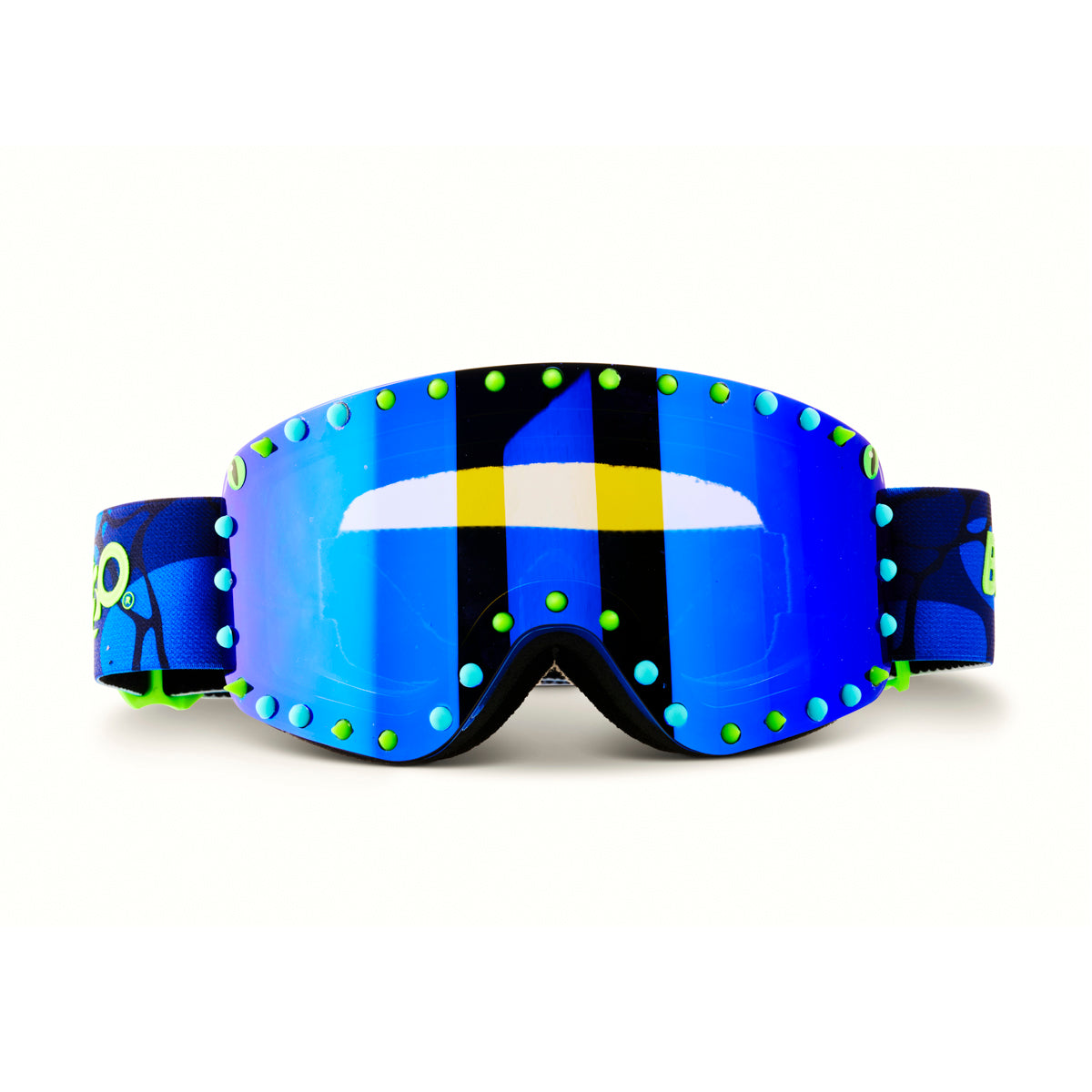 Shining Blue Spike Kids’ Ski Goggles | Anti-Fog, UV-Protected Snow ...